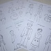 Charlotte's Web Character Paper Figures Outlines & Color Printable - Etsy