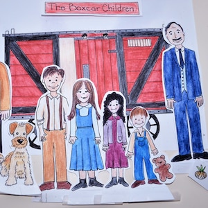 The Boxcar Children Paper Characters Printable Playset - Etsy