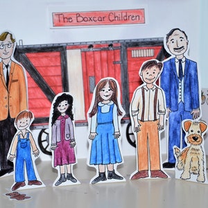The Boxcar Children Paper Characters Printable Playset - Etsy