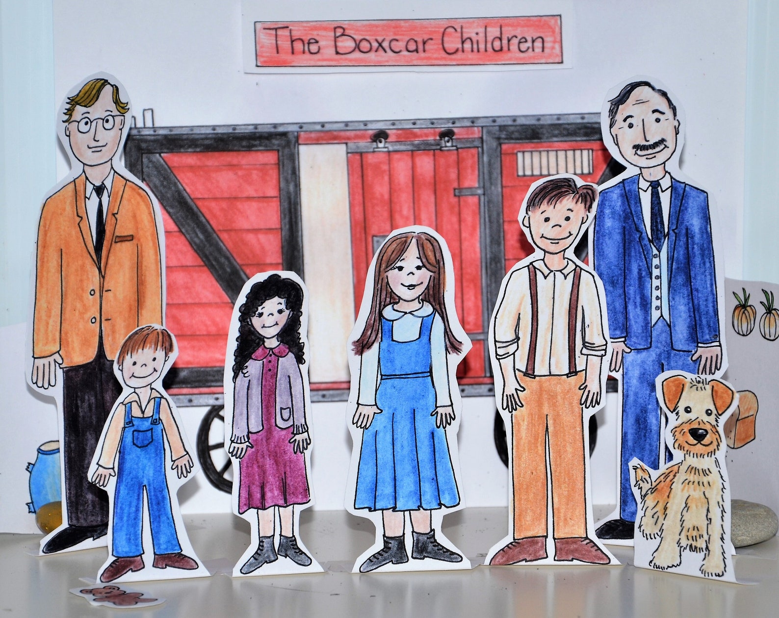 The Boxcar Children Paper Characters Printable Playset - Etsy