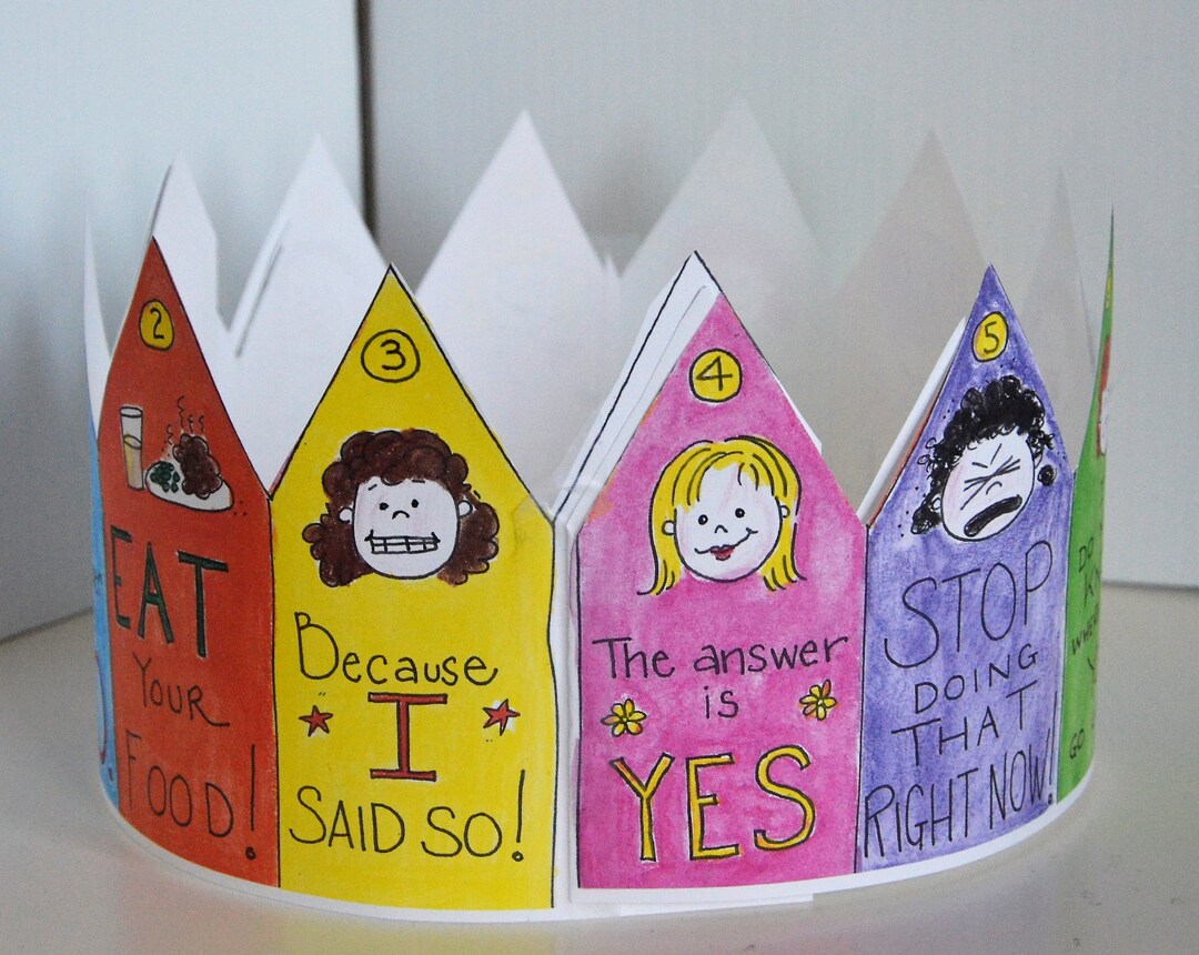 CROWN for MOM Printable Mother's Day Magical Answer Hat Digital - Etsy