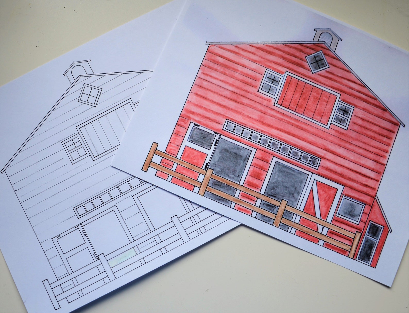 Charlottes Web Character Paper Figures Outlines And Color Printable Etsy