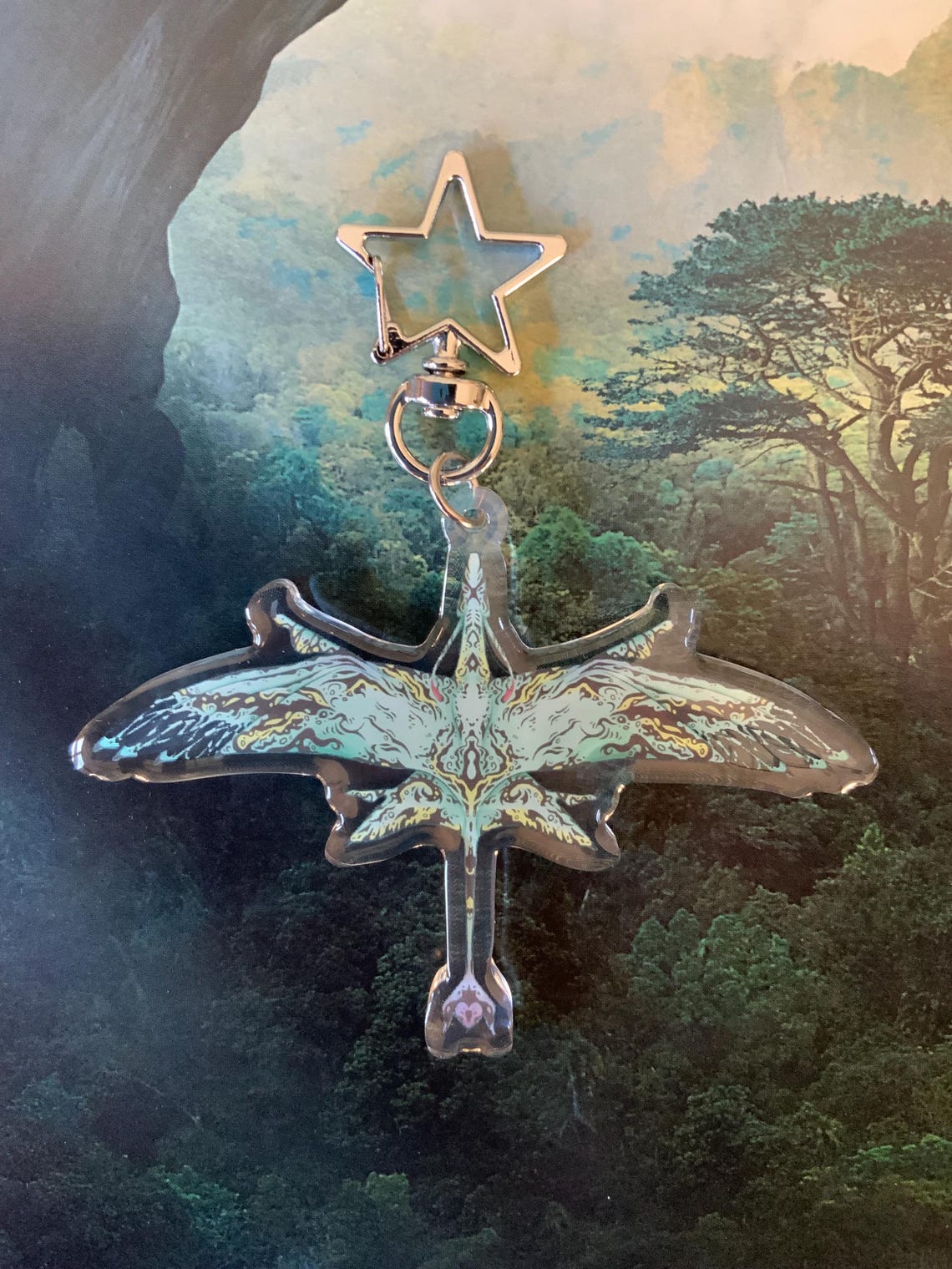 Avatar Jake and Neytiri’s Ikran Banshee Double Sided Keychain Pandora ...