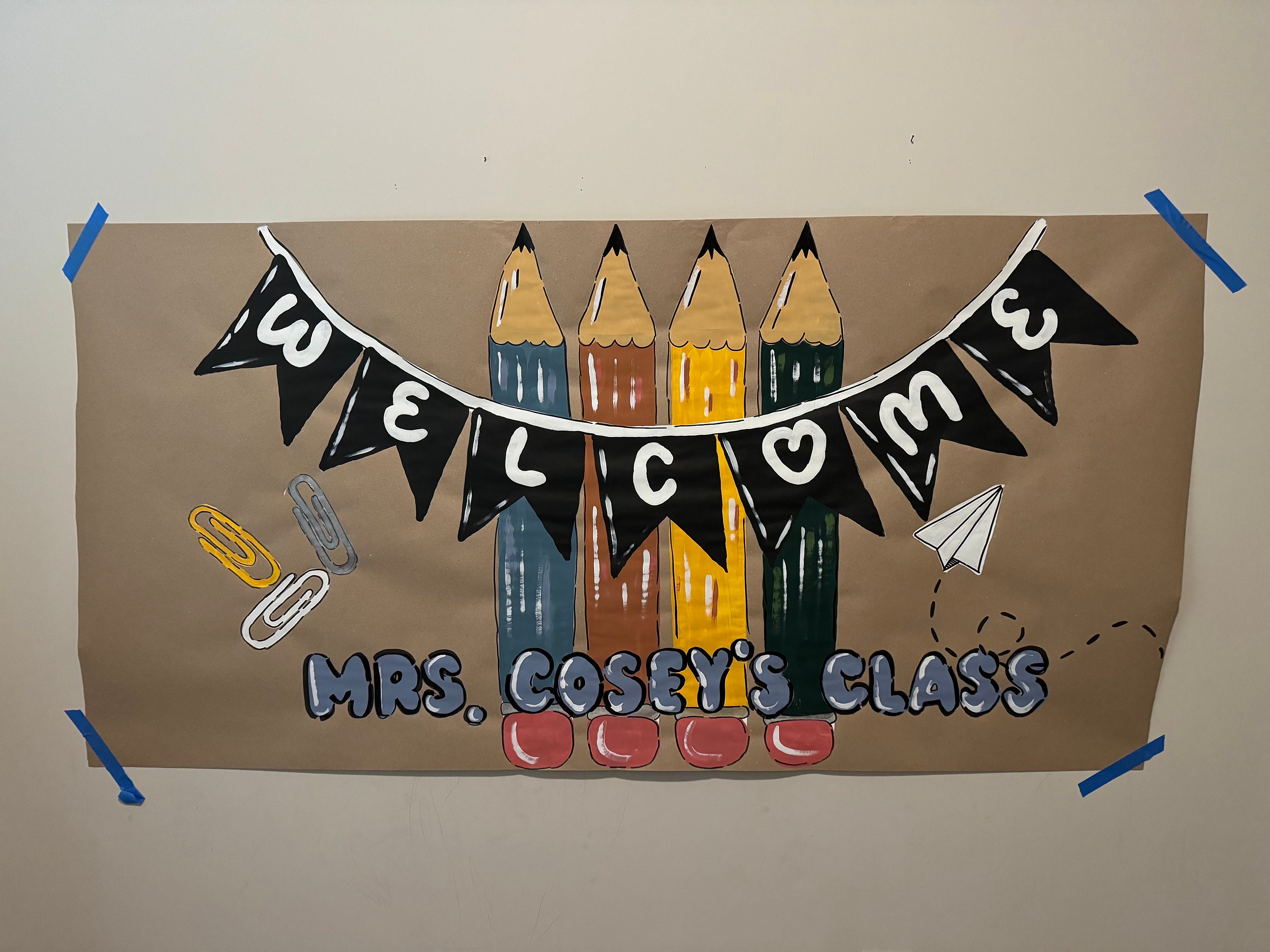 Welcome Teacher Banner - Etsy