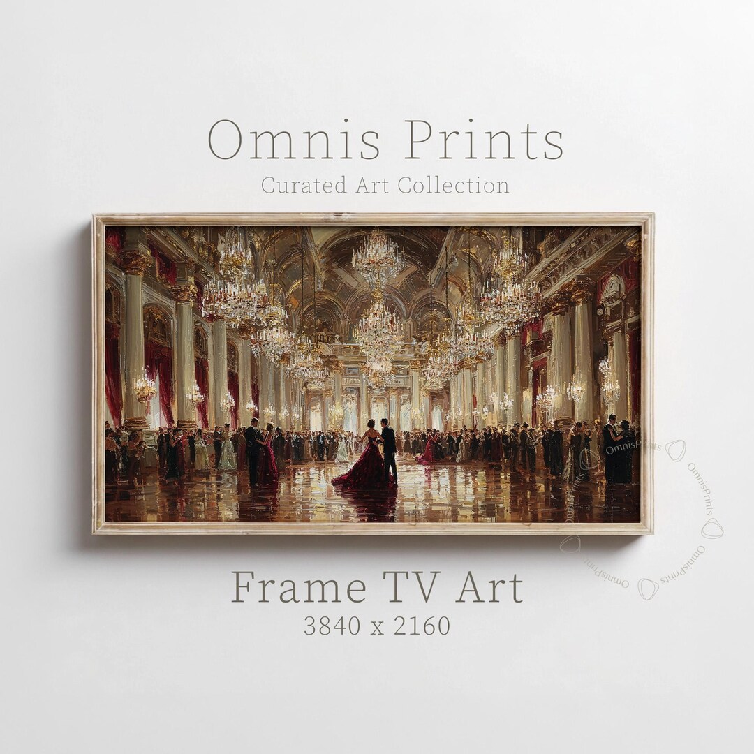 Ballroom Dancing Couple Valentine's Frame TV Art | Samsung TV Decor for ...