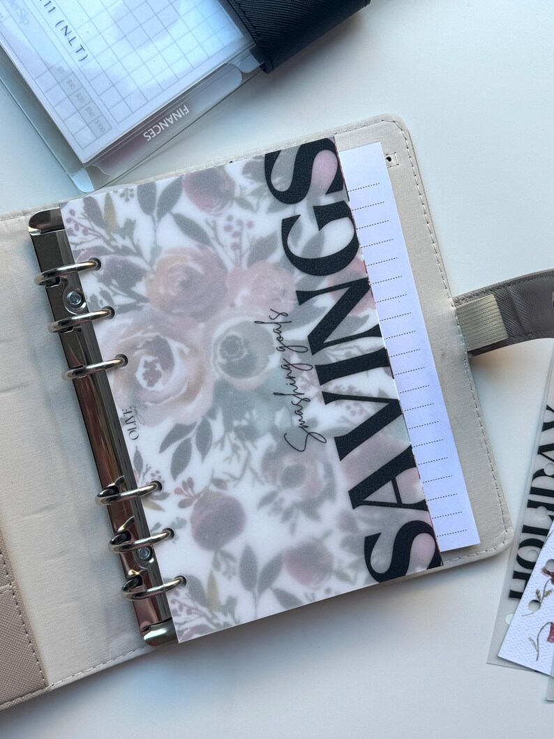 Rose Savings Dashboard, Planner Dashboard, Rose Dashboard - Etsy