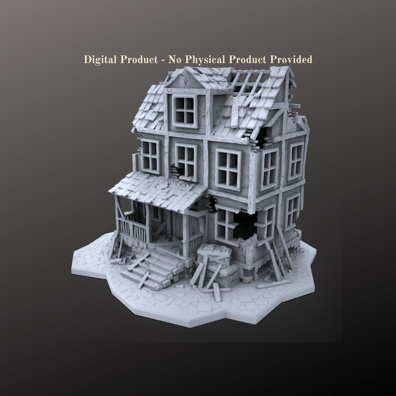 Medieval Market Town STL Terrain Bundle – Printable Fantasy Village ...