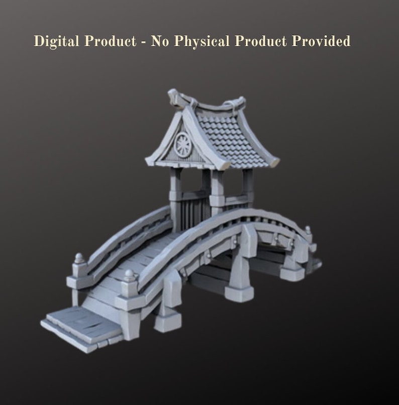 Japanese Architecture Terrain Bundle - STL 3D Printer Files (digital ...