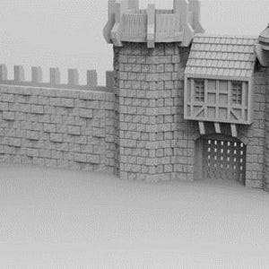 Modular Castle Keep STL – 28mm Printable Fortress Walls & Towers for ...