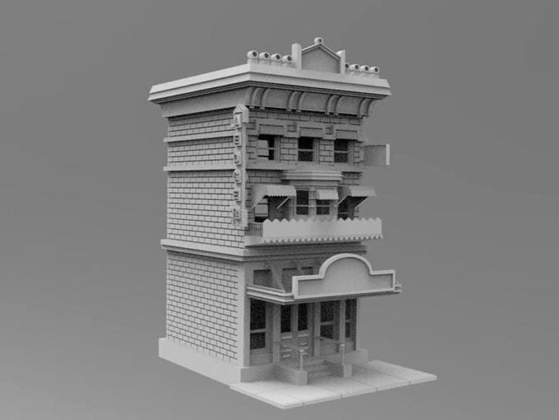 Urban City Terrain STL Set – Roaring 20s to Modern Skirmish – Downtown ...