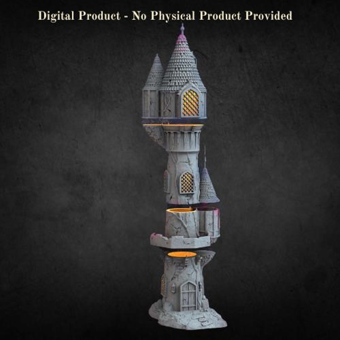 Fantasy Inspired Medieval Magical Houses 3 W/accessories for Dnd ...