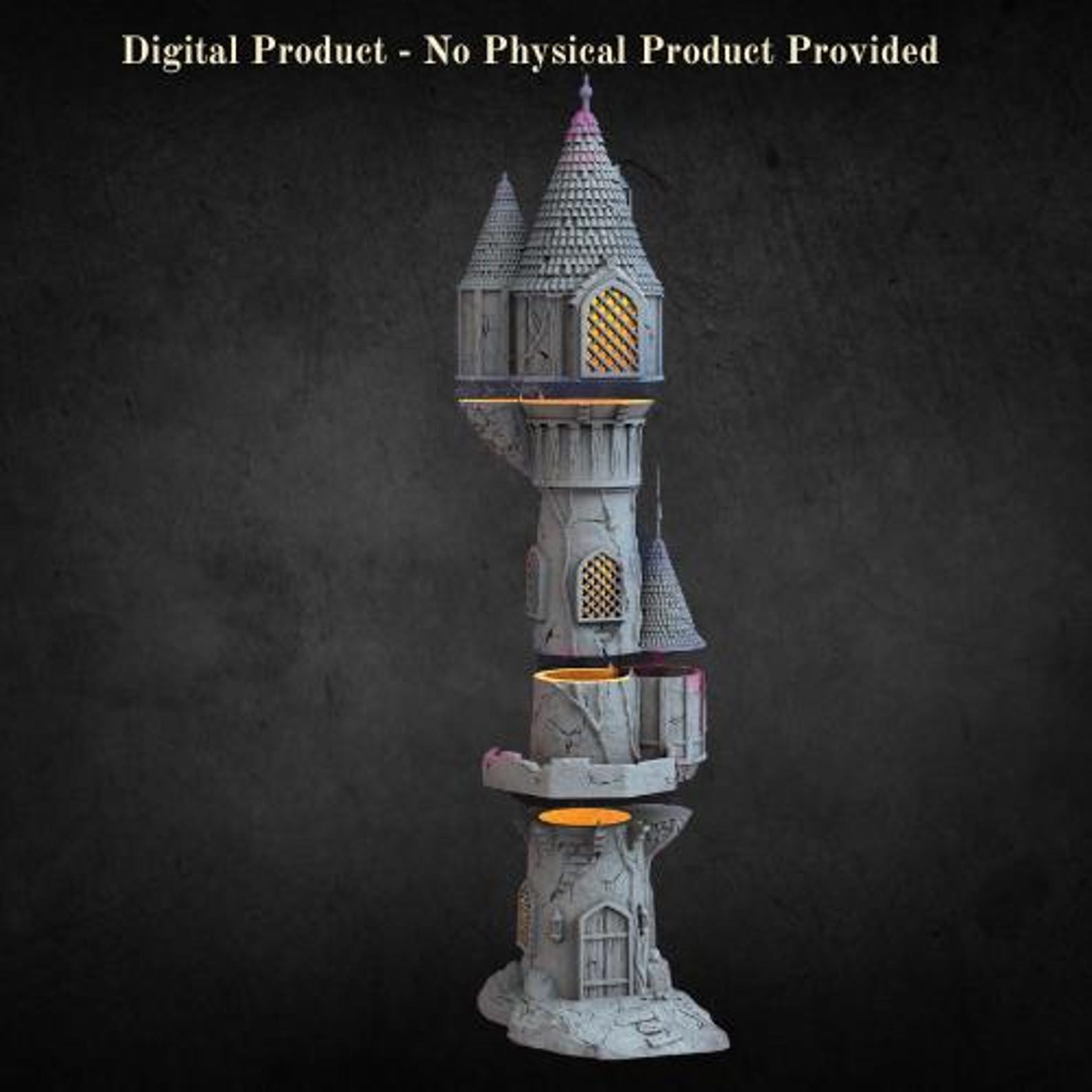 Fantasy Inspired Medieval Magical Houses 3 W/accessories for Dnd ...