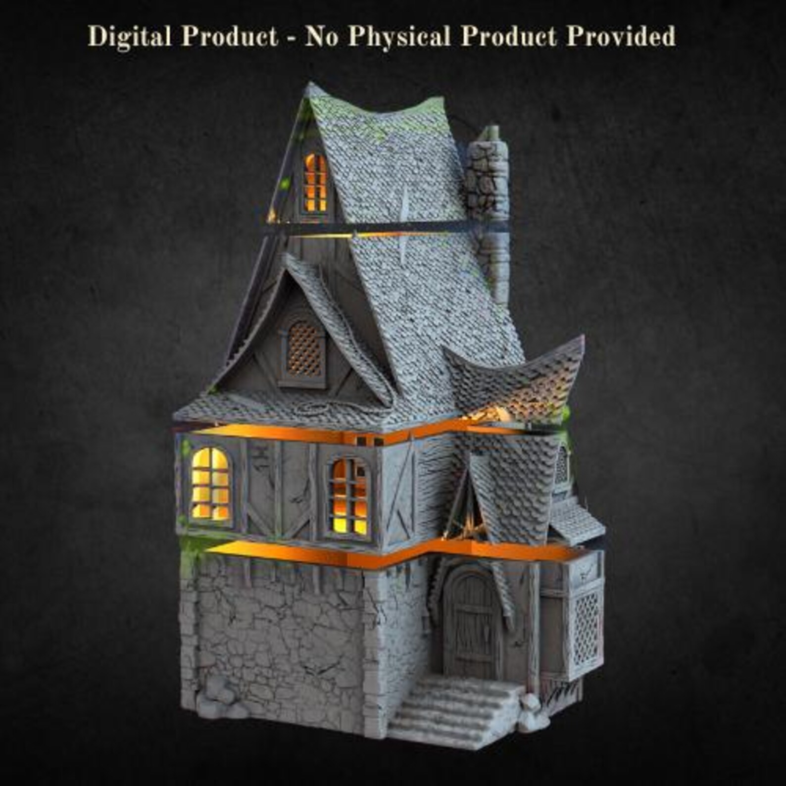 Fantasy Inspired Medieval Magical Houses 3 W/accessories for Dnd ...