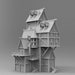 Medieval Smuggler's Guild Building Table Top Gaming Terrain .stl 3D ...