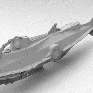 Nautilus Submarine STL – 28mm Printable Steampunk Model for Victorian ...