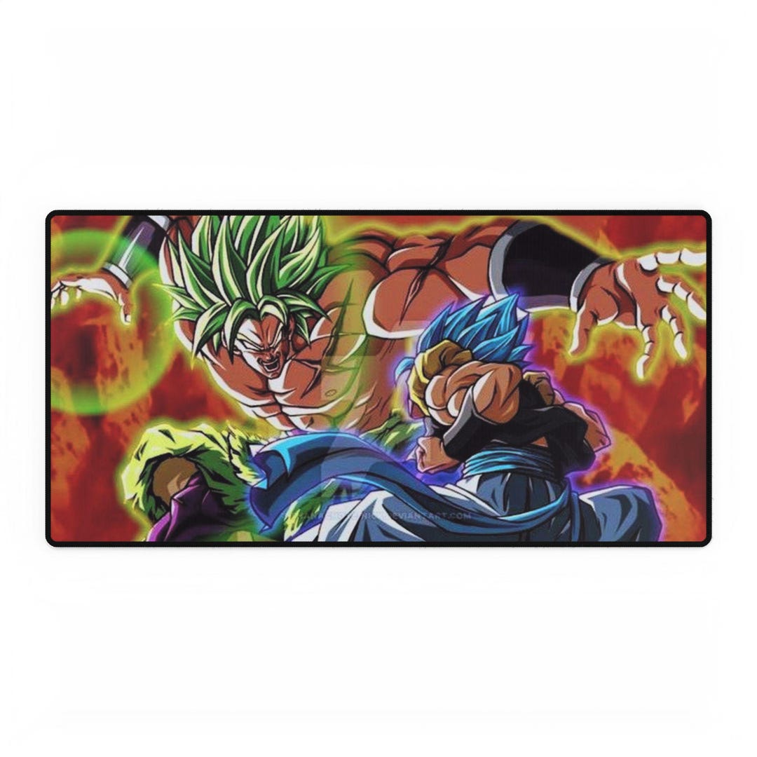 Desk Mats Dragon Ball Goku X Broly - Etsy