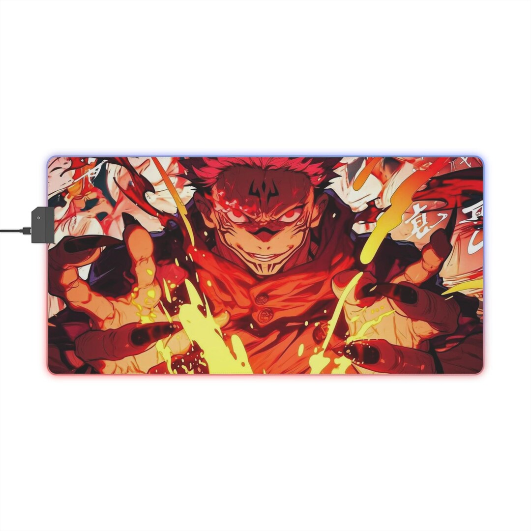 LED Gaming Mouse Pad Jujutsu Kaisen - Etsy