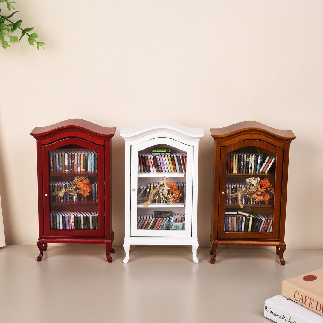 Personalized Anxiety Bookshelf, MINI Bookcase, Book Lover Bookshelf ...