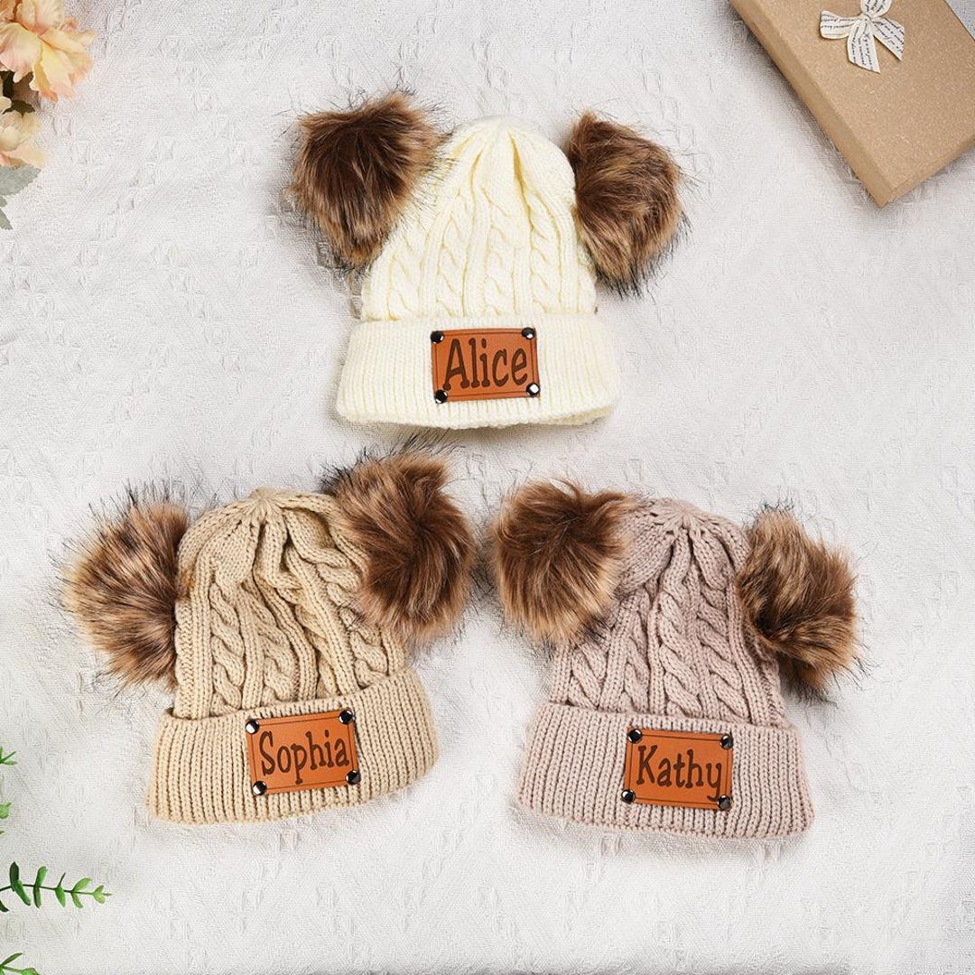 Personalized Name Baby Hat, Kids Name Beanie, Custom Knit Infant Beanie ...