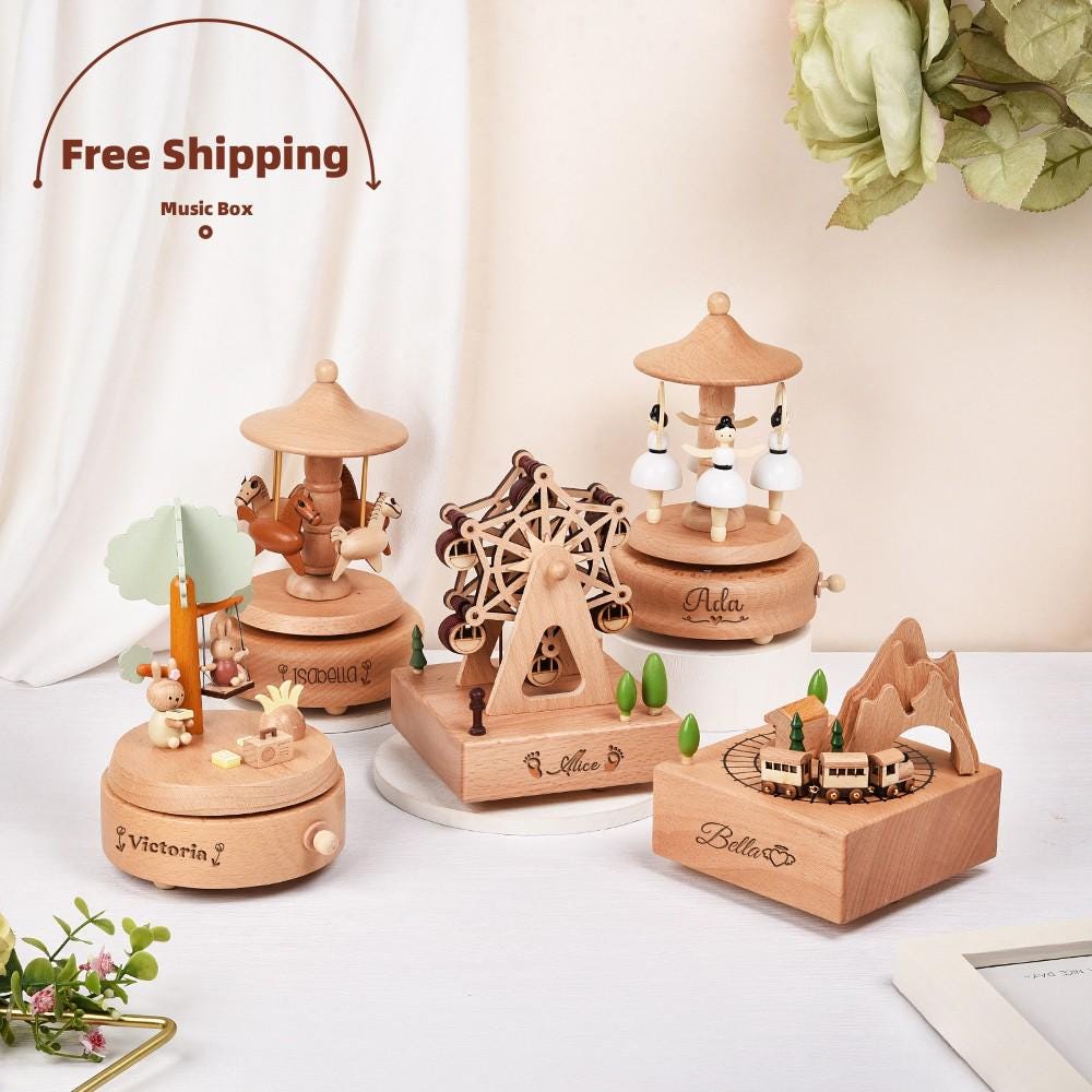Buy Wooden Music Box Online In India Etsy India