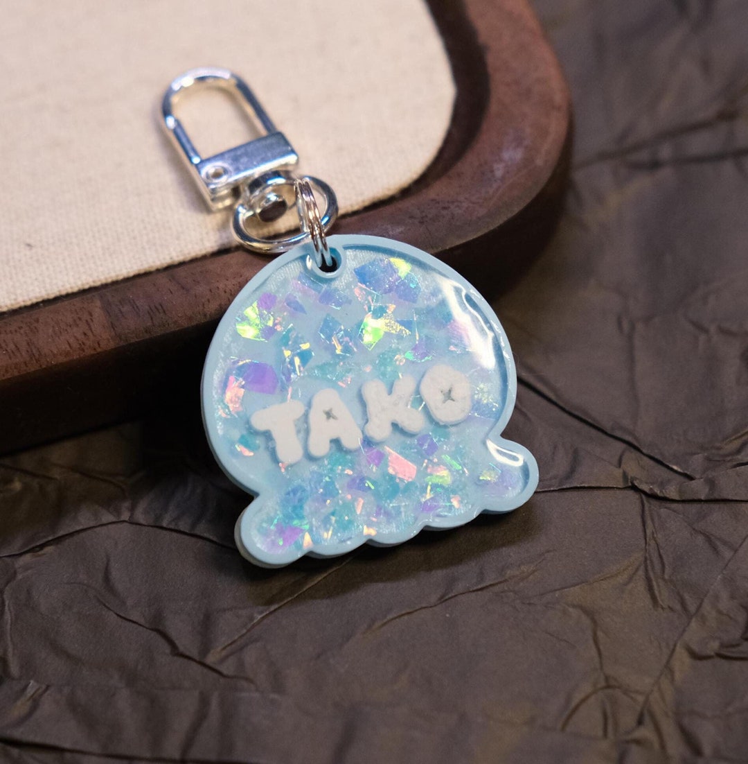 Octopus Pet Tag - Cute & Kawaii Custom Color Tako Tag, 3d-printed ...