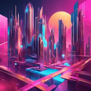 24 Retro-futuristic Cityscape Art Prints - Etsy
