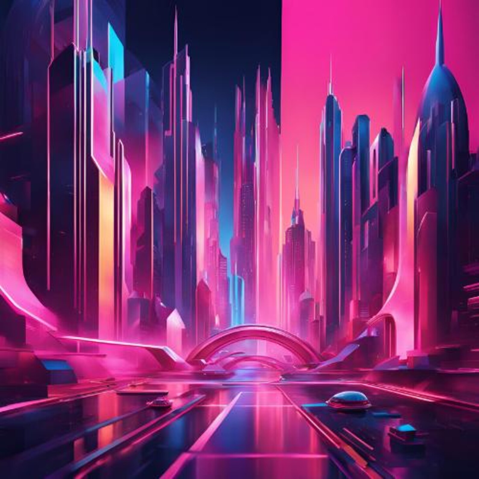 24 Retro-futuristic Cityscape Art Prints - Etsy