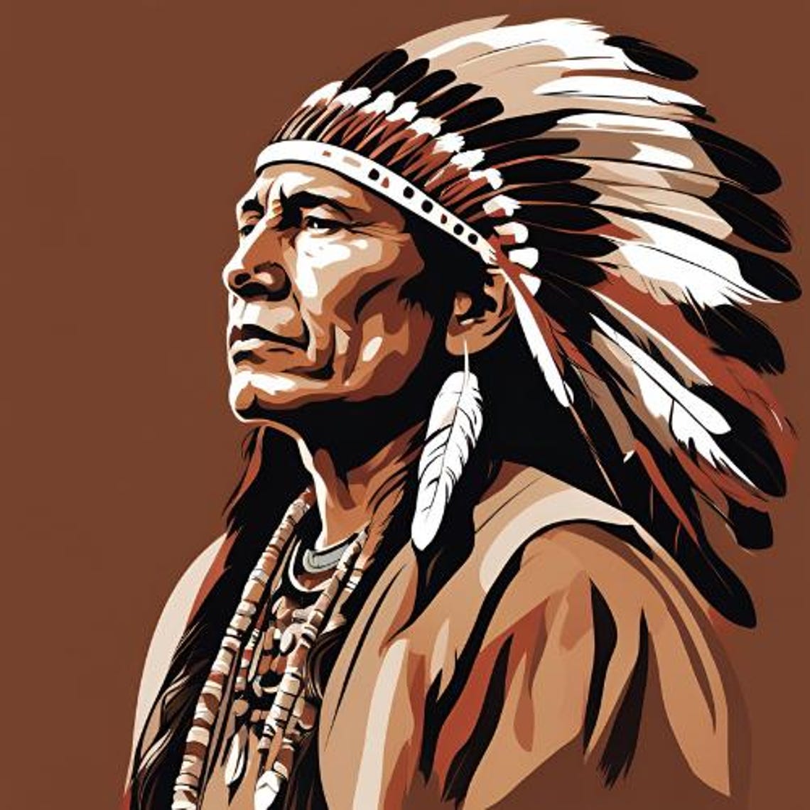 24 Native American Leader Portraits - Etsy