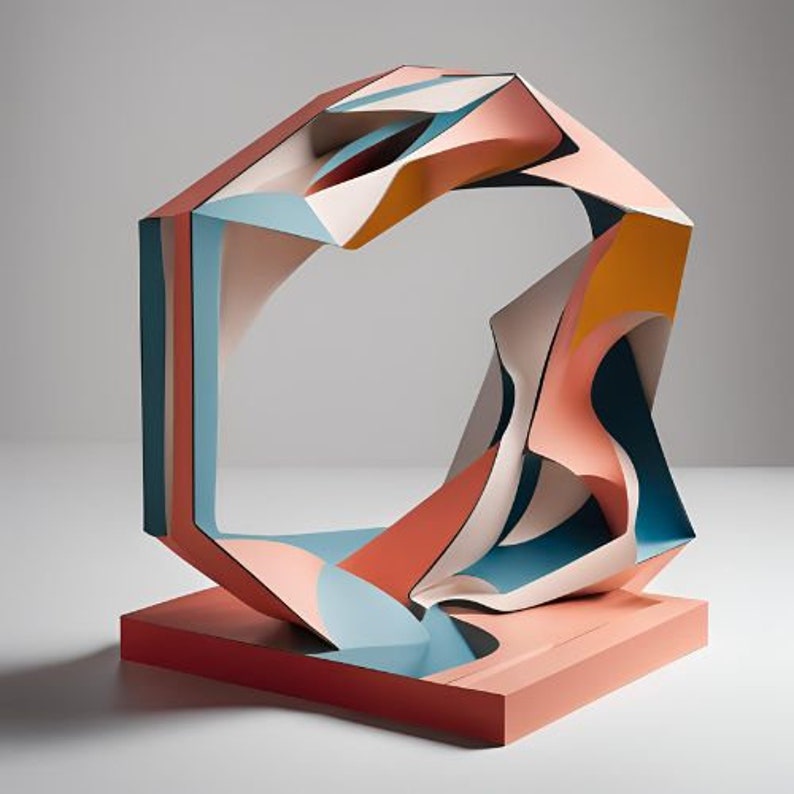 Void & Volume: 24 Abstract 3D Sculpture Prints - Etsy