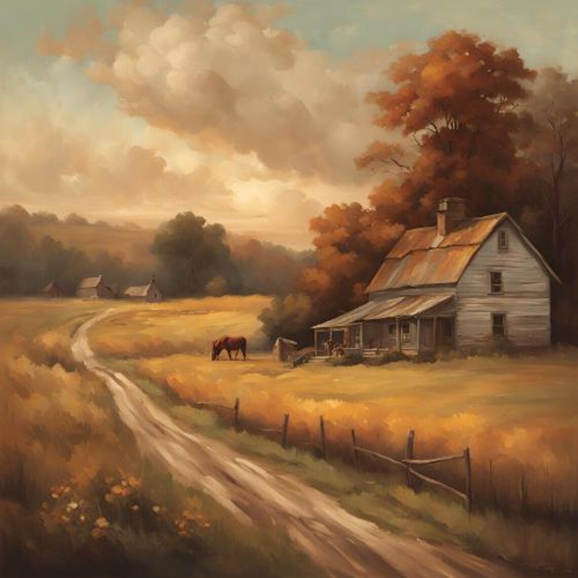 24 Charming Rural Farmhouse Prints - Etsy