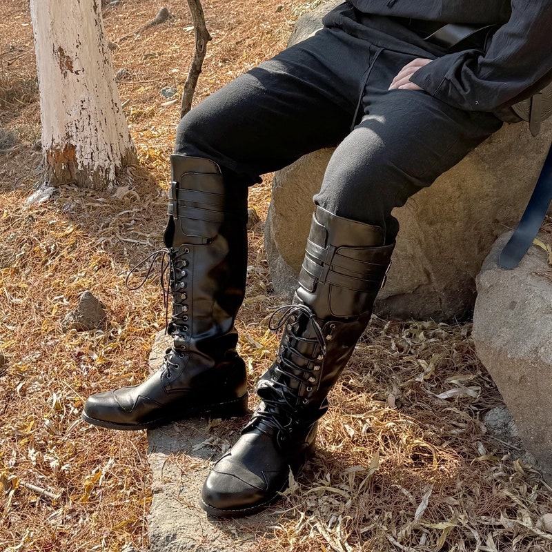 Mens Larp Wizard Boots - Etsy