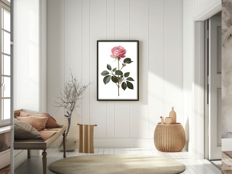 Pink Rose - Digital Download - Etsy