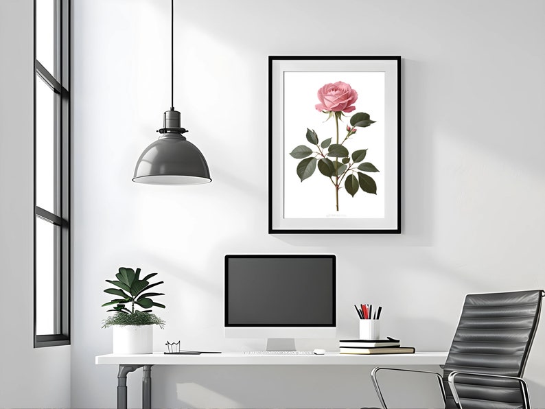 Pink Rose - Digital Download - Etsy