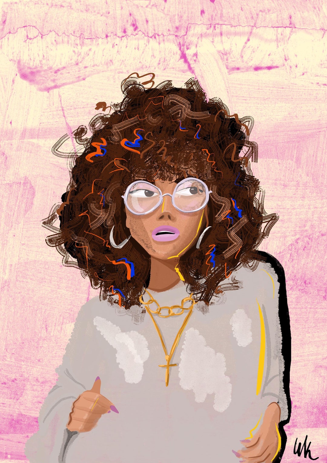 Digital Cartoon Portrait, Cute Portrait, Custom Art Commission ...