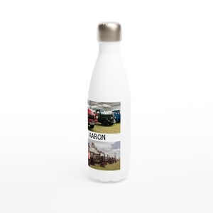 Personalised Water Bottle,classic Car and Steam Engine Design. - Etsy