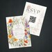 Wildflower Wedding Invitation, Summer Wedding, Spring Wedding, Template ...