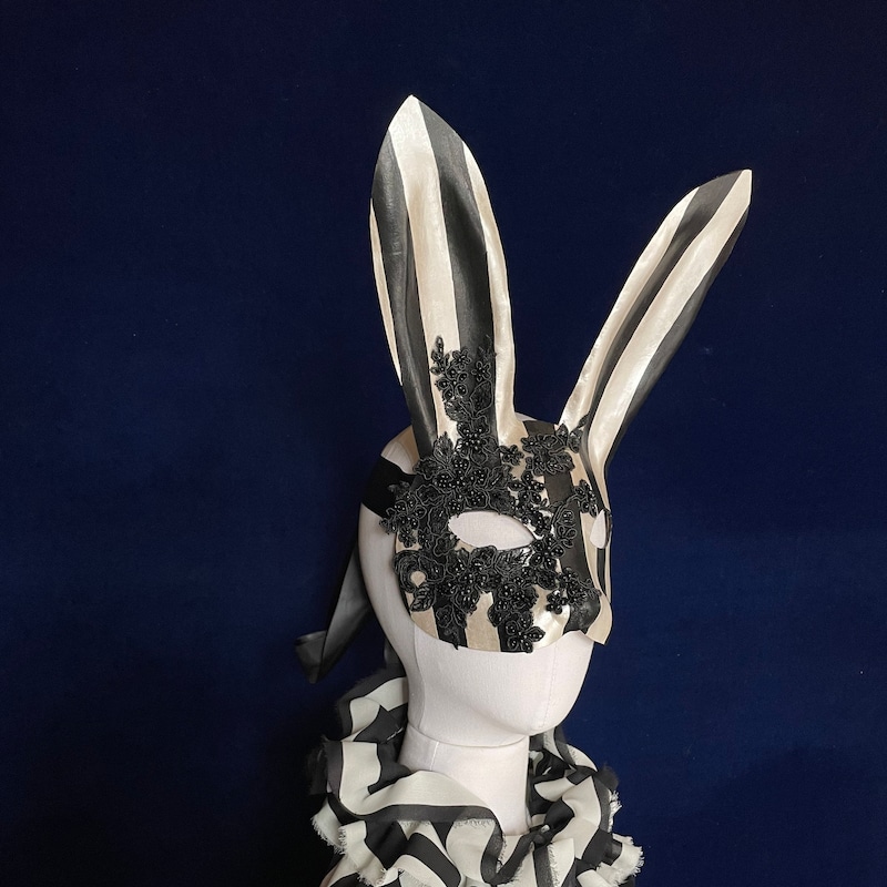 White Rabbit Mask - Etsy