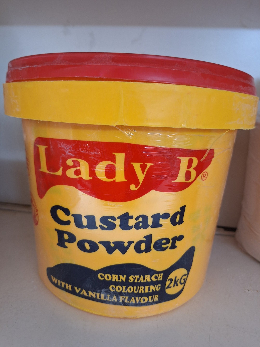 Lady B Custard Powder 2KG Corn Starch Colouring With Vanilla - Etsy UK