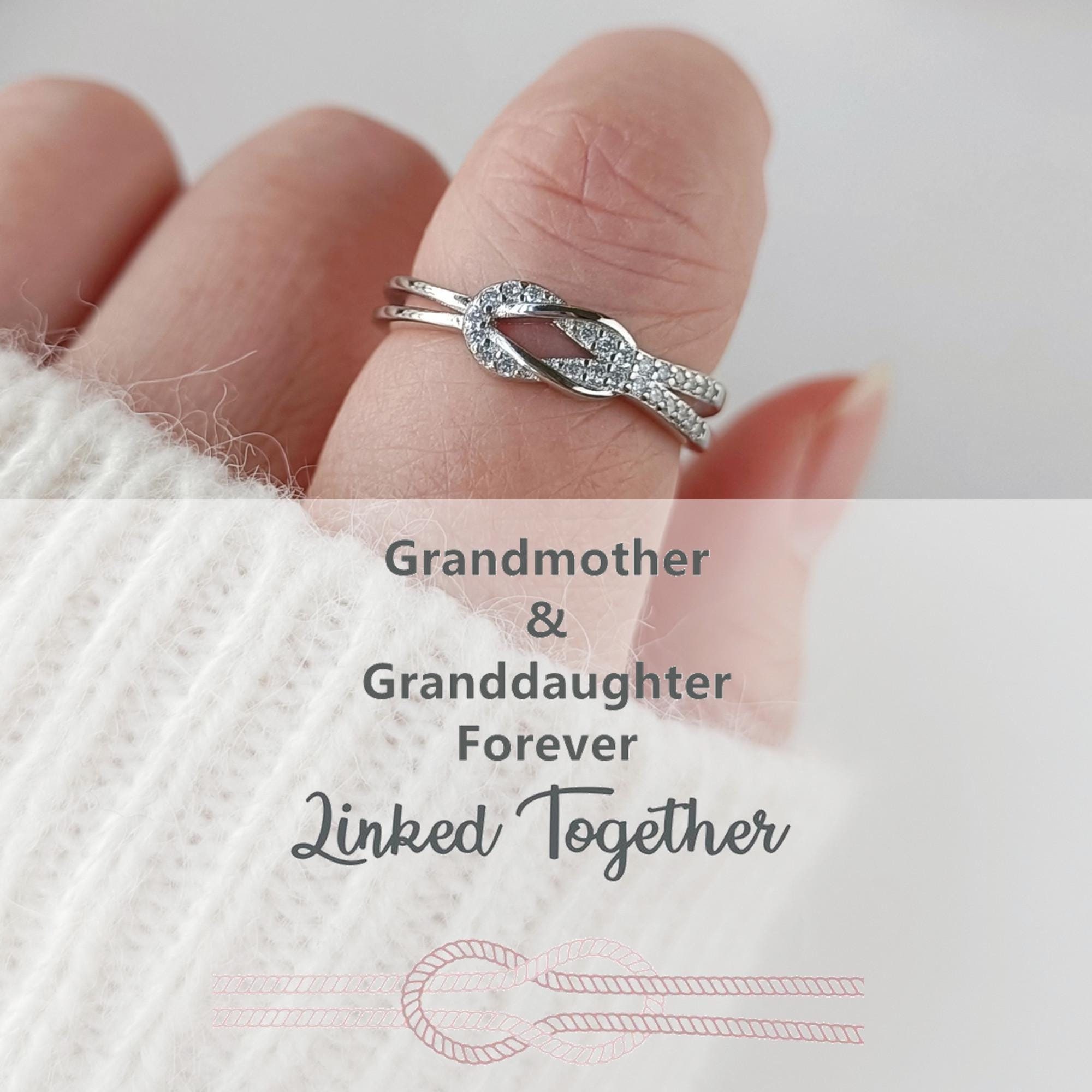 Grandma and granddaughter rings store