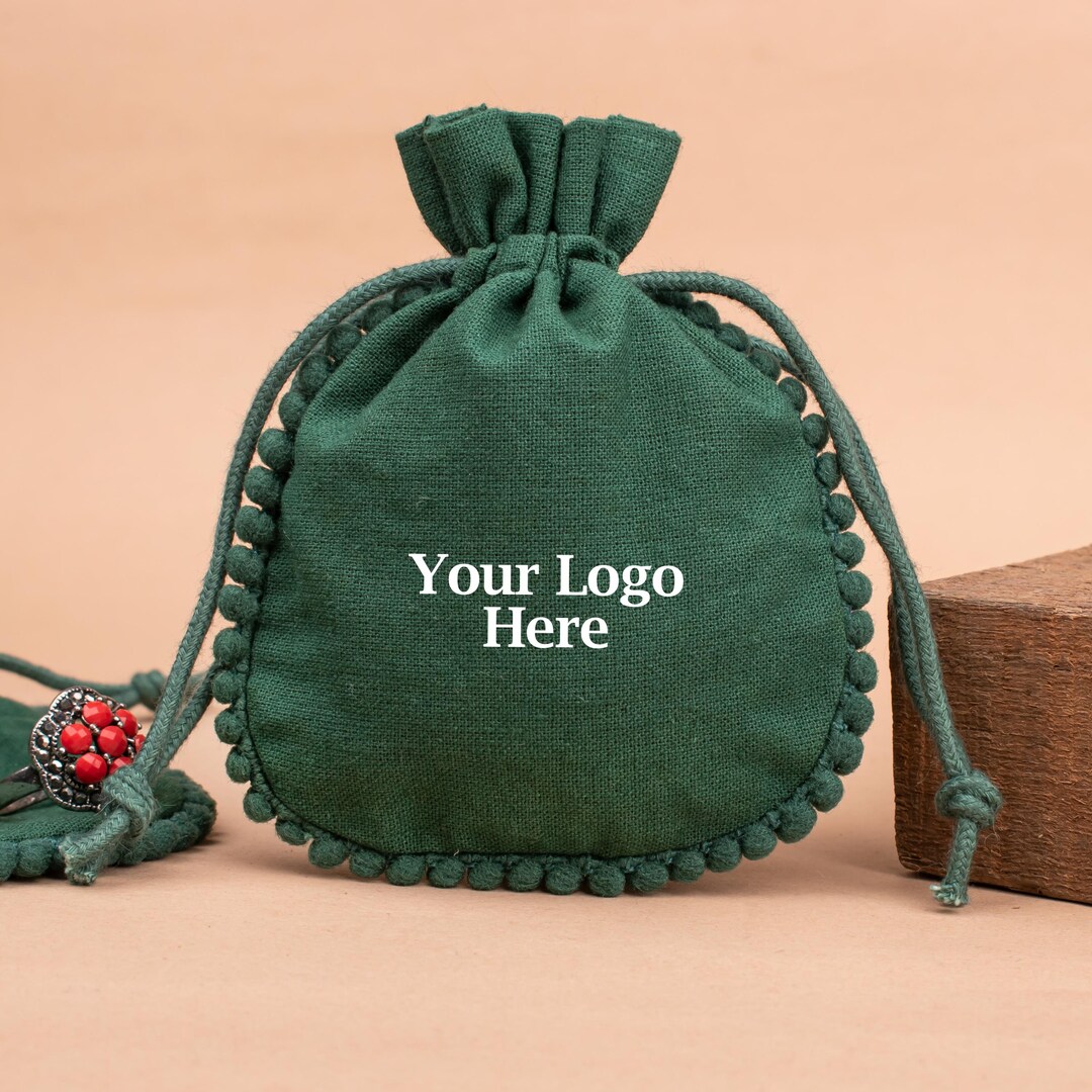 100 Eco Friendly Small Drawstring Bags for Jewelry, Organic Cotton ...