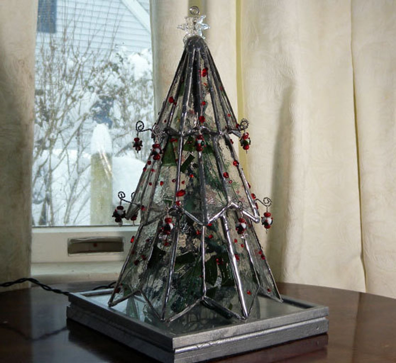Lighted Three Tier Christmas Tree. - Etsy