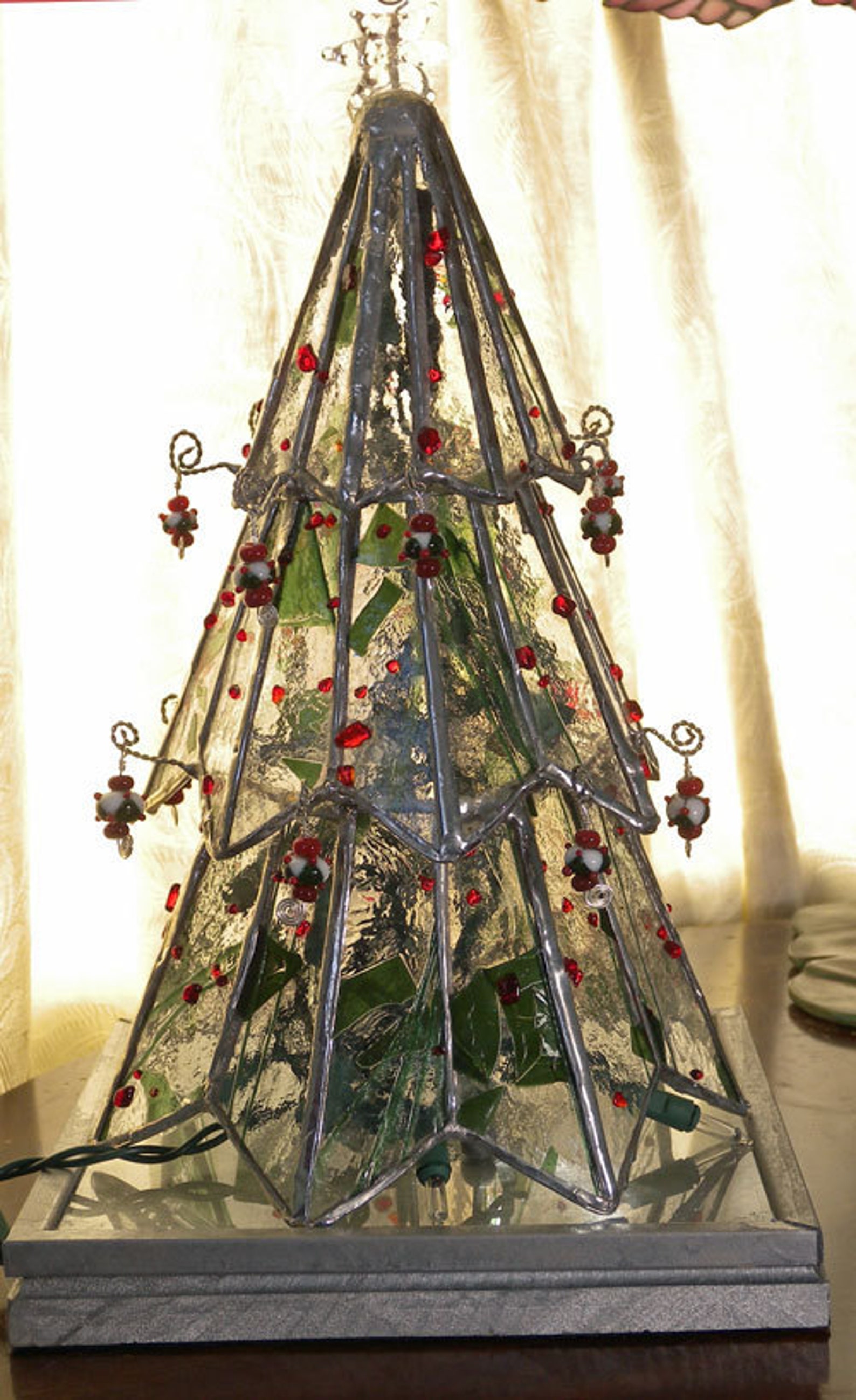Lighted Three Tier Christmas Tree. - Etsy