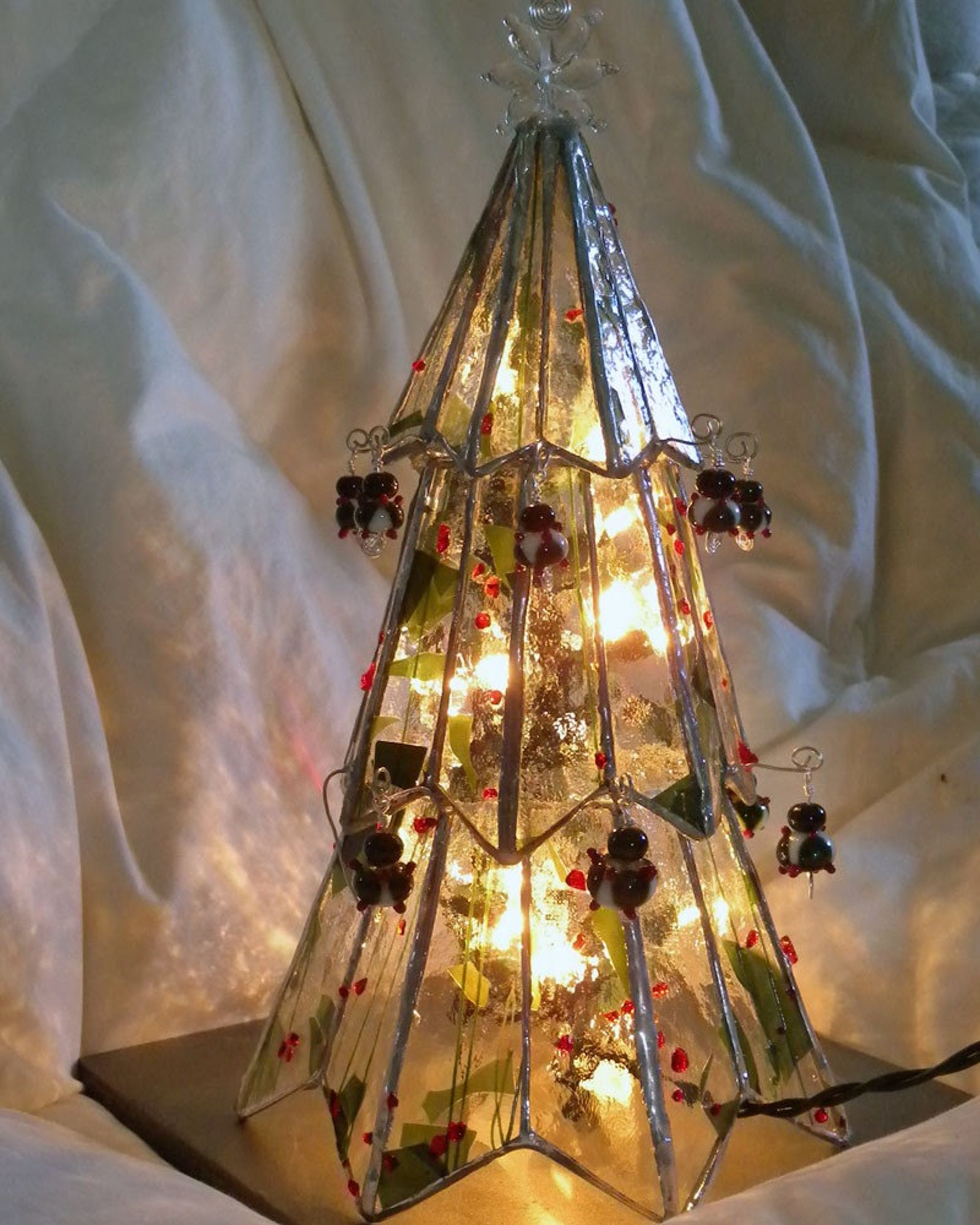 Lighted Three Tier Christmas Tree. - Etsy