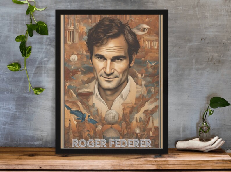 Roger Federer Poster - Etsy