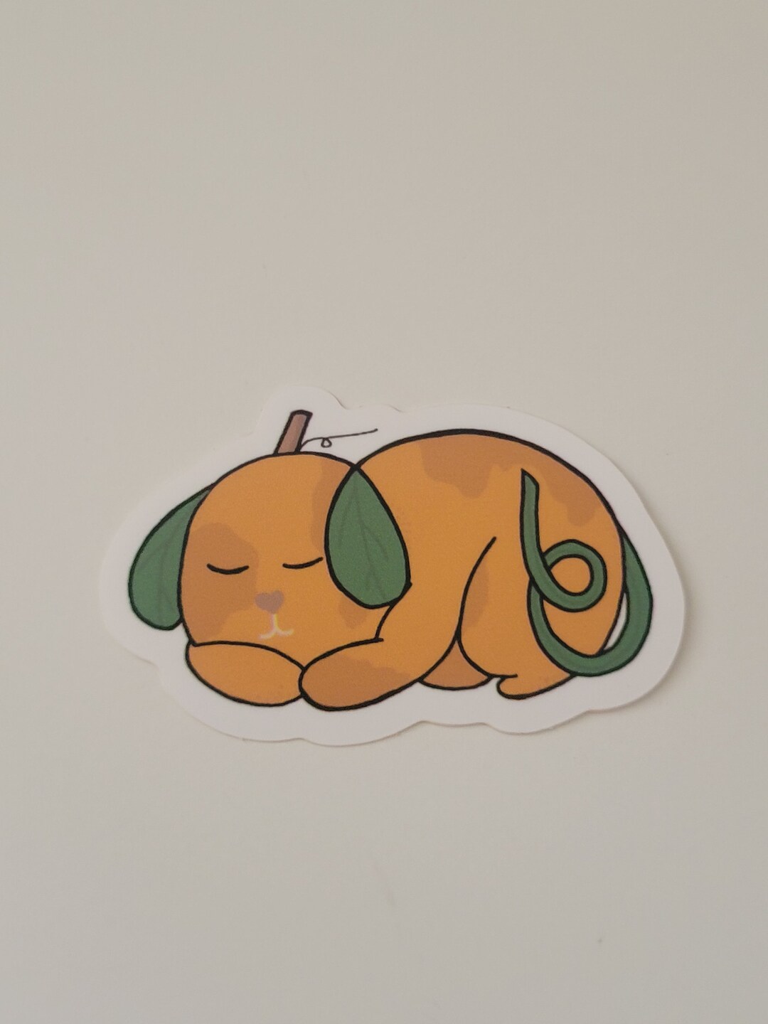 Clementine the Orange Dog Sticker - Etsy