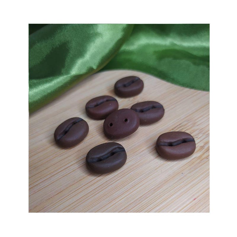 Coffee Bean Buttons - Etsy