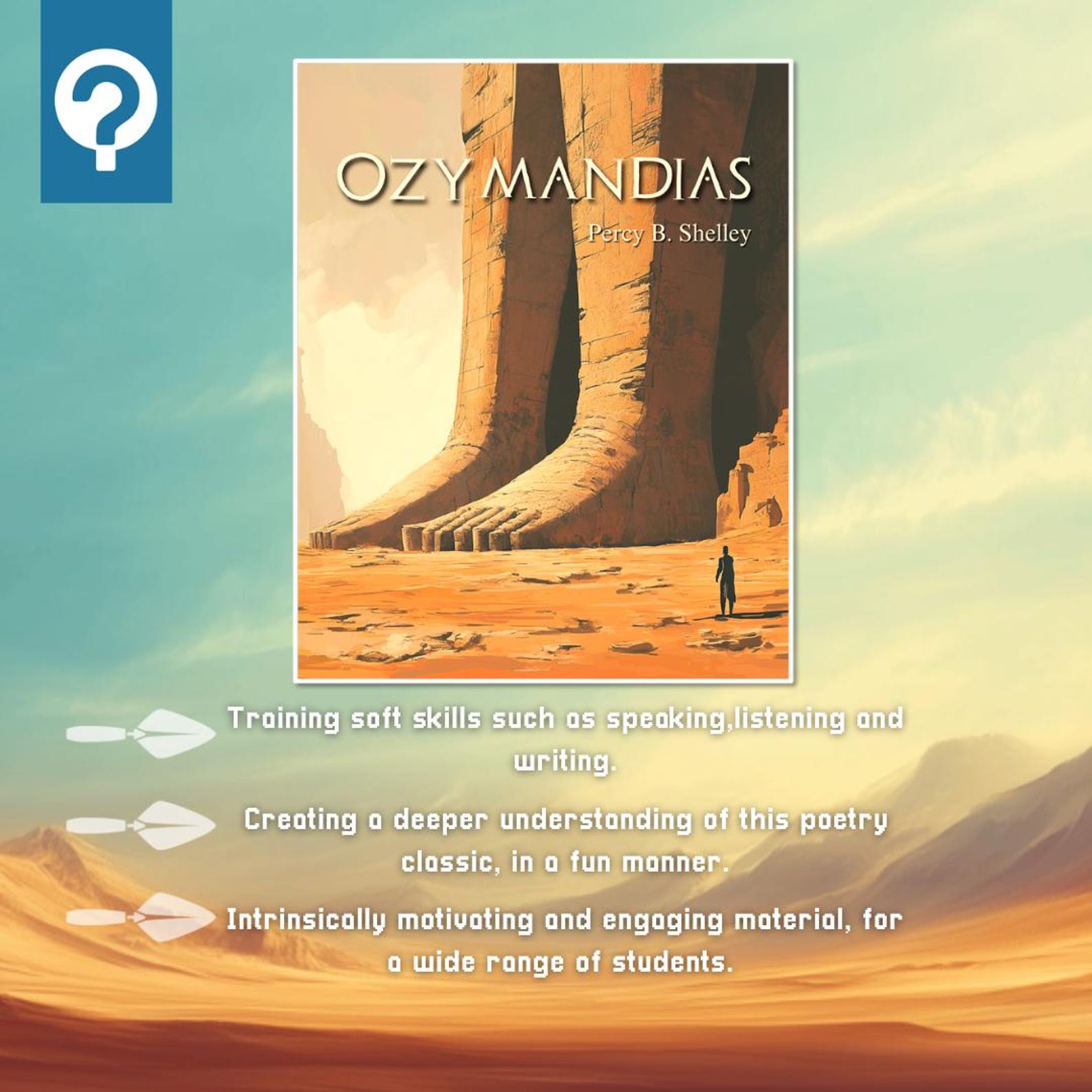 Poetry Adventure: Ozymandias Percy Shelley - Etsy