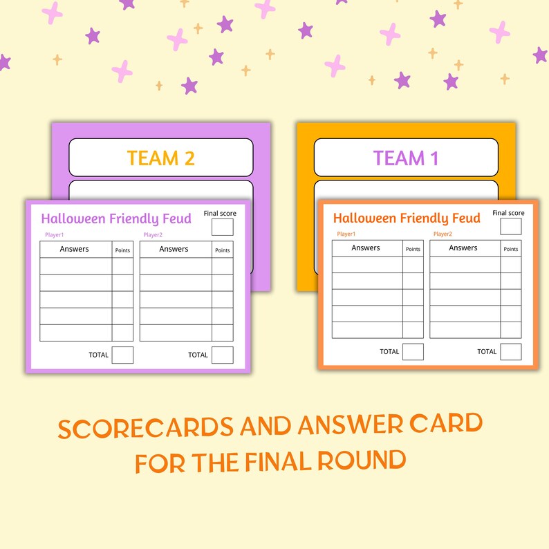 Halloween Friendly Feud Game,halloween Feud Game,halloween Games ...