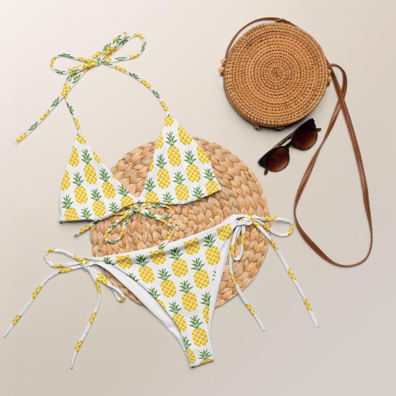 Pineapple Bikini - Etsy