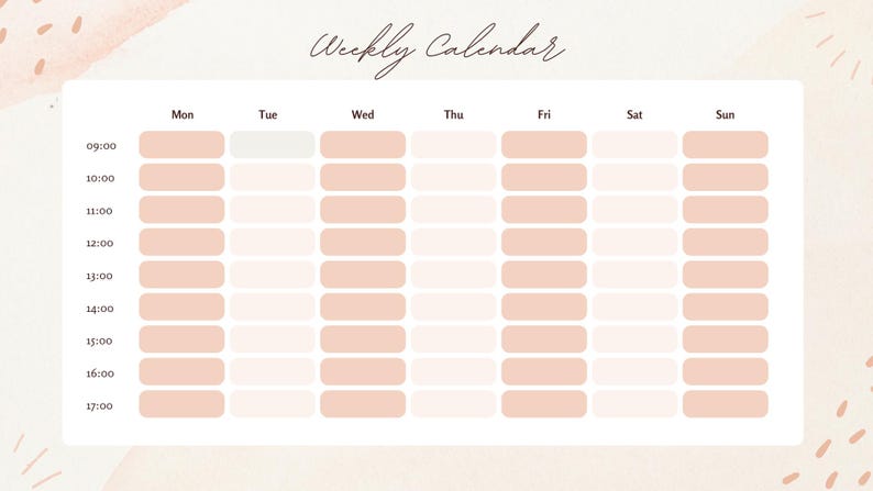 Elegant Pastel Weekly Calendar Printable & Digital Planner Minimalist ...